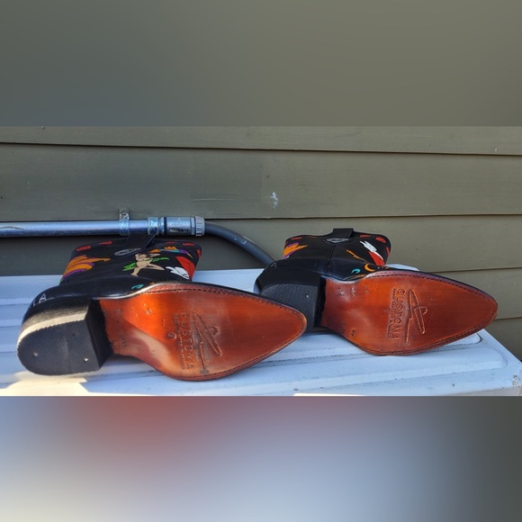 CUSTOMA | Shoes | Customa Diamond Damsels Cowboy Boots | Poshmark